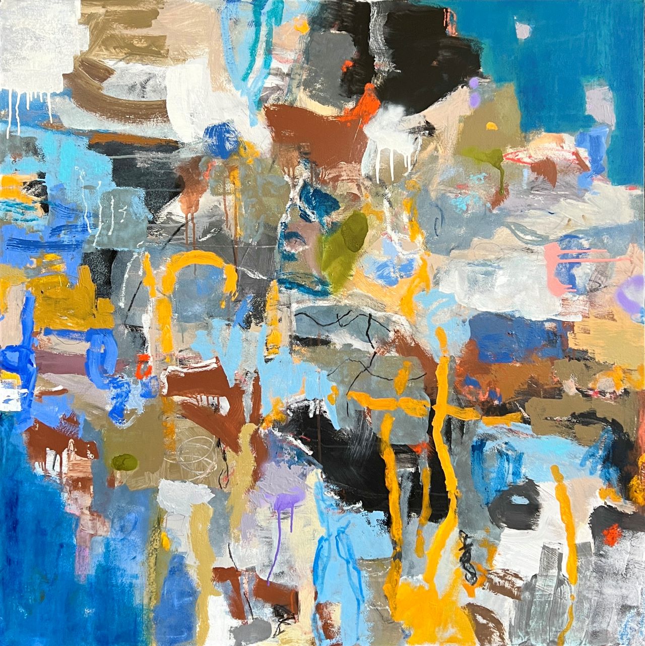 Athens by Abstract Expressionist Artist Jeffrey Tover | Galerie Stein